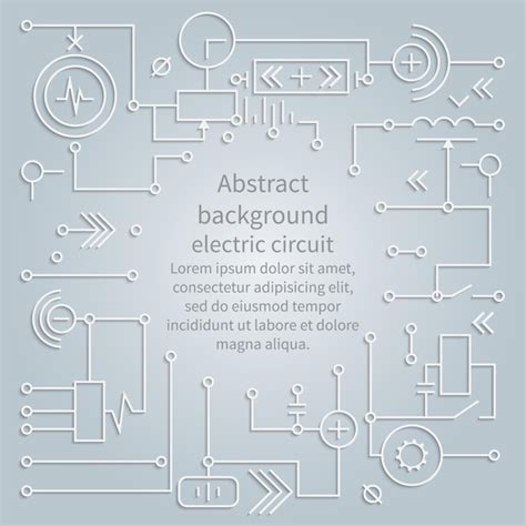 Premium Vector Background Electric Circuit Vector