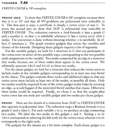 Solved Theorem 732 3sat Is Polynomial Time Reducible To
