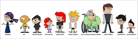 Loud House My Main Original Characters By Justsomeordinarydude On