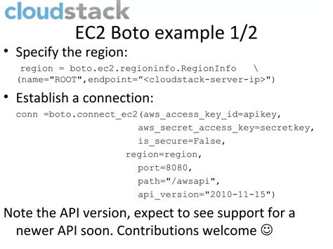 Cloudstack Ec2 Configuration Ppt Cloud Computing Internet