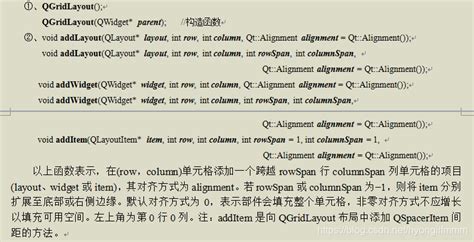 Qt布局管理 4 ：网格布局 Qgridlayout类 Csdn博客