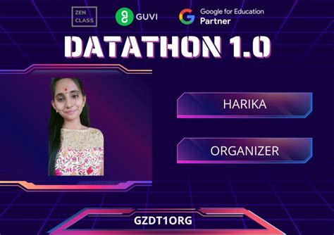 Harika Ranjol On Linkedin Datathon1 Event Hackathon Datathon1 Guvi Iitmdsa Datascience