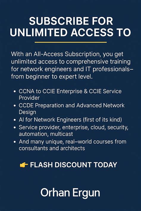 Orhanergun Itcourses Networkingcourses Cisco Juniper Aws Paloalto… Orhan Ergun Llc