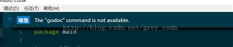 Vs Code中godoc命令不可用问题解决vscode Godoc Csdn博客 Vs Code中godoc命令不可用问题解决vscode Godoc Csdn博客