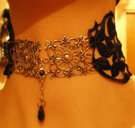 Gothic Choker Gothic Jewelry Diy Jewelry Box Diy Steampunk Jewelry