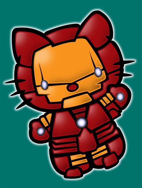 Hello Kittyiron Man Hello Kitty Backgrounds Hello Kitty Art Hello