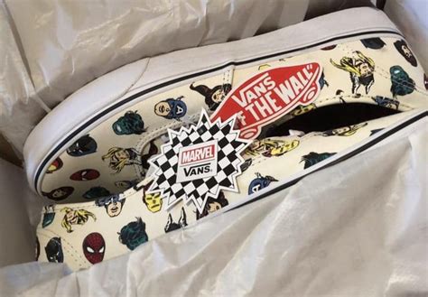 My Marvel Comics Themed Vans Arrived Todaygorgeous 👌🏻 Rmarvel