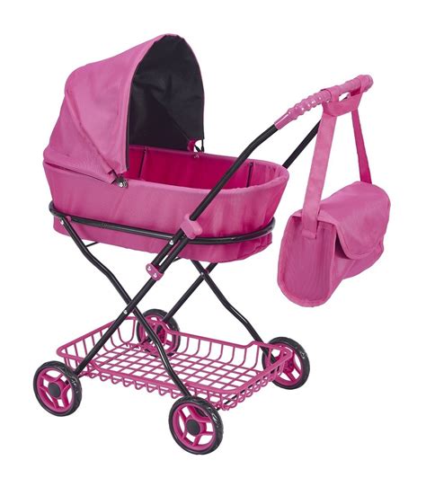 Детская игрушечная классическая коляска Buggy Boom для кукол Mixy 8016 ...