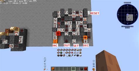 I Made A 2 Blocks High Loop Able Hex State Memory Anyone Know Some