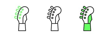 라인 기타 넥 아이콘을 흰색 배경에 분리하여 설정합니다 어쿠스틱 기타 현악기 벡터 고전 양식에 대한 스톡 벡터 아트 및 기타 이미지 고전 양식 고풍스런 금속 Istock