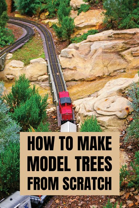 How To Make Model Trees From Scratch DIY Train Projects