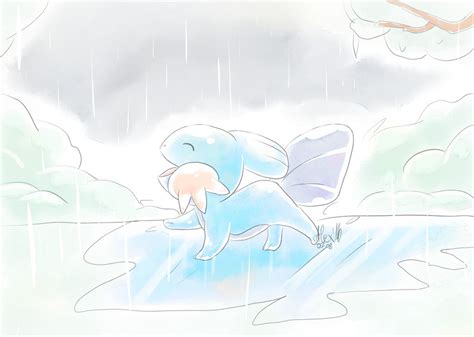 Mudkip Used Rain Dance By Yamilegendrider On Deviantart