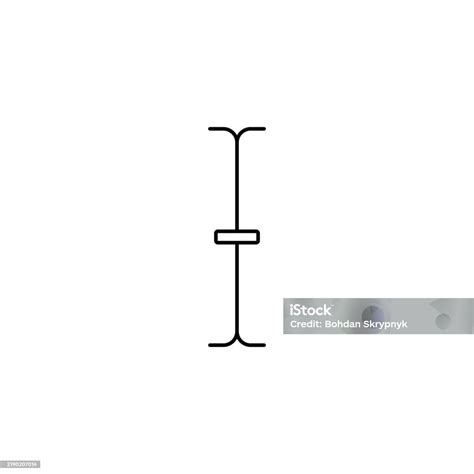 Text Pointer For Editing And Formatting In Ui Stock Illustration