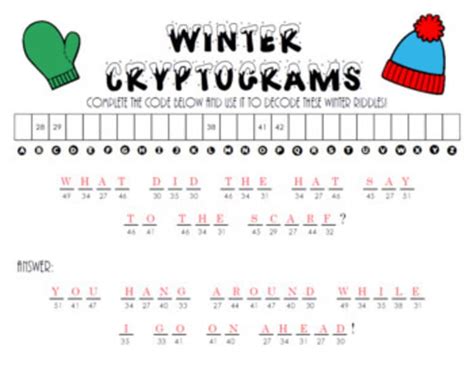 Winter Cryptograms By Celebration Station Tpt