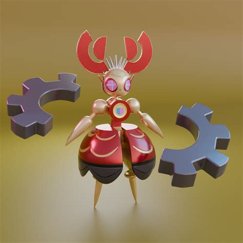 🐉 Mega Magearna Pokemon・ Stl File For 3d Printing・cults