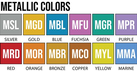 Spot Color Metallic Art Brands