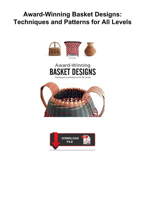 [pdf] ️download ⚡️ Award Winning Basket Designs Techniques And