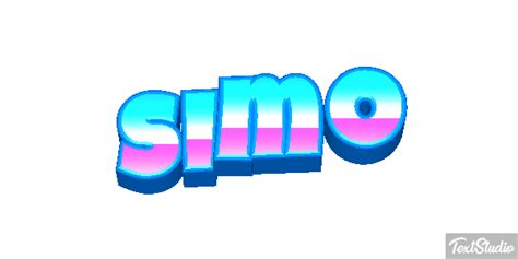 Simo Name Animated  Logo Designs