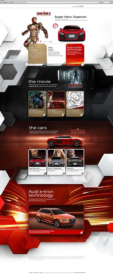 Iron Man 3 Audi R8 E Tron On Behance