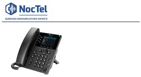 Polycom Vvx 350 Series Telephone Quick Reference Pdf View Download