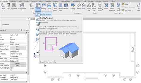 How To Draw A Hip Roof In Revit