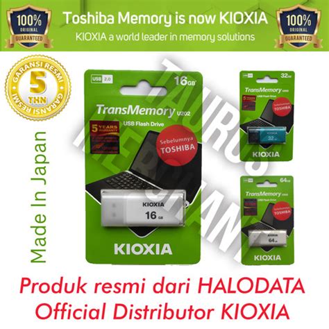 Jual Flashdisk Kioxia 16Gb / 32Gb / 64Gb Toshiba Flash Disk USB Flash Drive - 64 gb, Putih ...