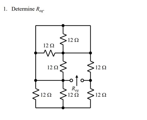Solved Determine R Eq Chegg