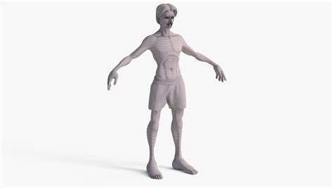 Modelo 3d Hombre Humano Estilizado Delgado Turbosquid 1959386