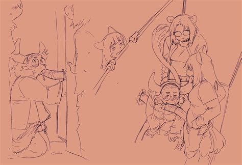 Rule 34 2020s 2024 Anthro Bear Big Horn Blush Bovid Bovine Cattle Crown Digital Drawing