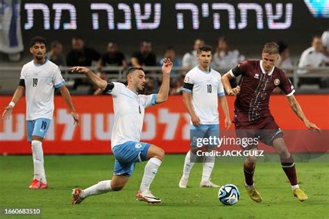 Israels Midfielder Neta Lavi And Belarus Forward Artem Kontsevoy News Photo Getty Images
