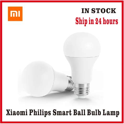 Xiaomi Philips умный Белый светодиодный E27 ламповый светильник ...