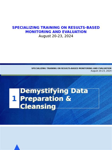 Module 1 Demystifying Data Preparation And Cleansing Pdf Data