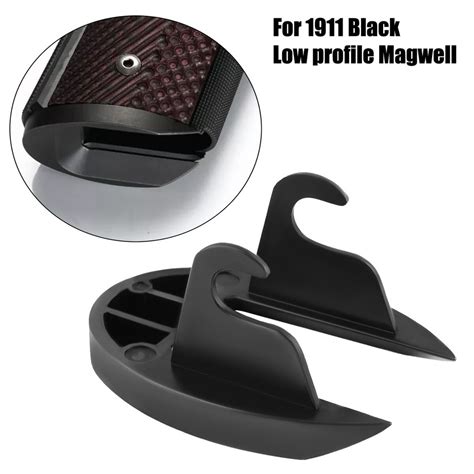 1911 Low Profile Mag Well Baking Finish Steel Grip Bushing Screw