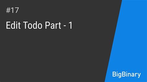 edit todo ii learn reactjs in steps episode 17 youtube