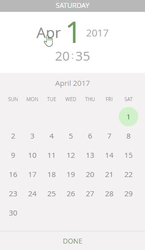 Using The Calendar Powerfleet Knowledge