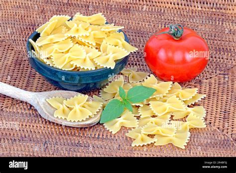 Butterfly Pasta Noodle Pasta Farfalle Tomato Pasta Pasta Stock