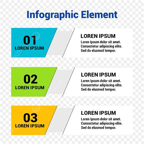 Infographic 3 Elements Vector Hd Images Infographic Element