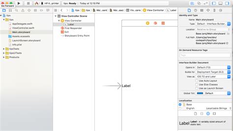 Ios Xcode 72 Swift Cannot Drag Drop Move Label On Main