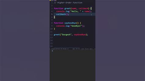What Is Higher Order Function In Javascript Day 40 Of 45 Days Javascript Challenge Js Coding