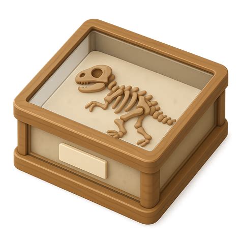 Fossil Display Case Thiings Collection