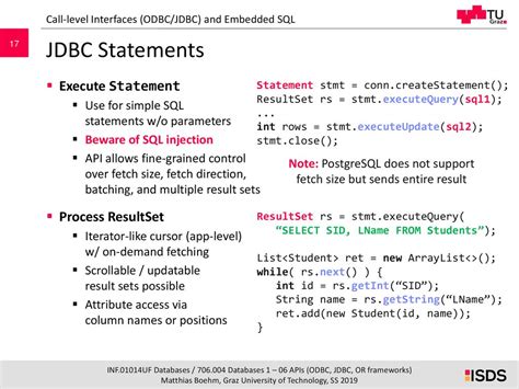 database systems 06 apis odbc jdbc orm tools ppt download