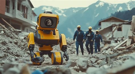 Robots With Advanced Sensors And Cameras Assist In Finding Survivors And Supporting Rescue