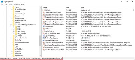 Sql Server The Automatically Saved Settings File Newsettings