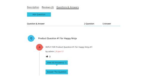 Woocommerce Wordpress Product Qa Plugin Question And Answer Plugin
