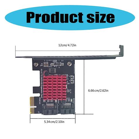Pcie To Sata30 Expansion Card For Pcie 1x 4x 8x 16x Slot 2 Port