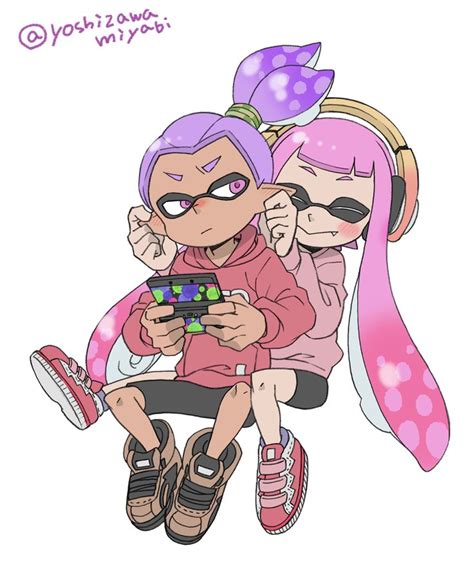 Pin by nguyễn thị thùy dương on Splatoon Cartoon character design Splatoon Character design