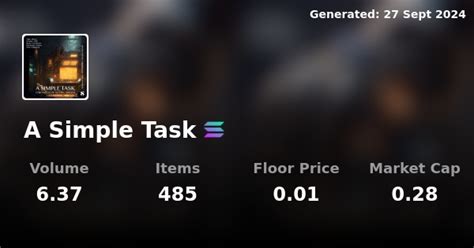 A Simple Task A Unique Nft Collection Living On The Tiexo Marketplace