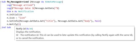 push notification pop up b4x programming forum