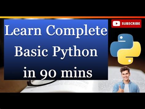 Learn Complete Basic Python In Minutes From Scratch YouTube