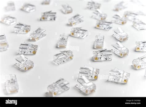 Network Ethernet Connectors Equipment RJ45 Data Server Technology Stock Photo Alamy